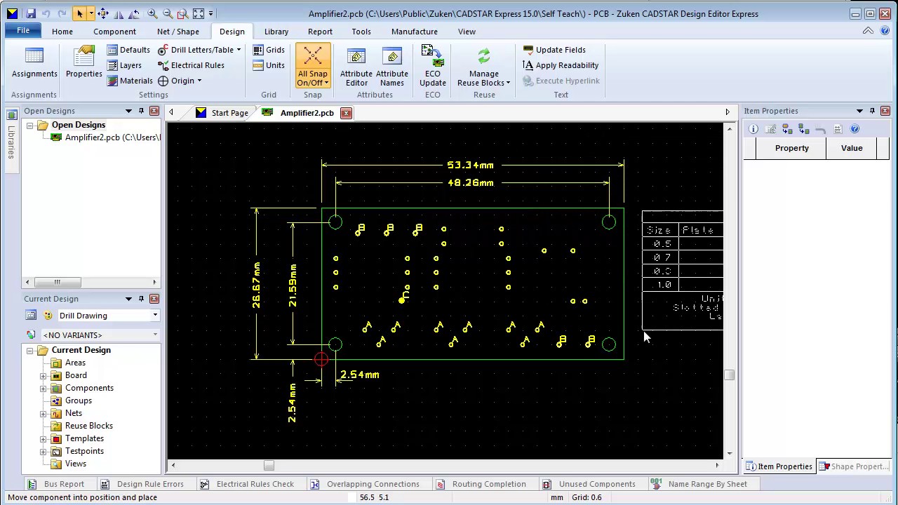 CADSTAR - Creating Drill Drawings and Tables - YouTube
