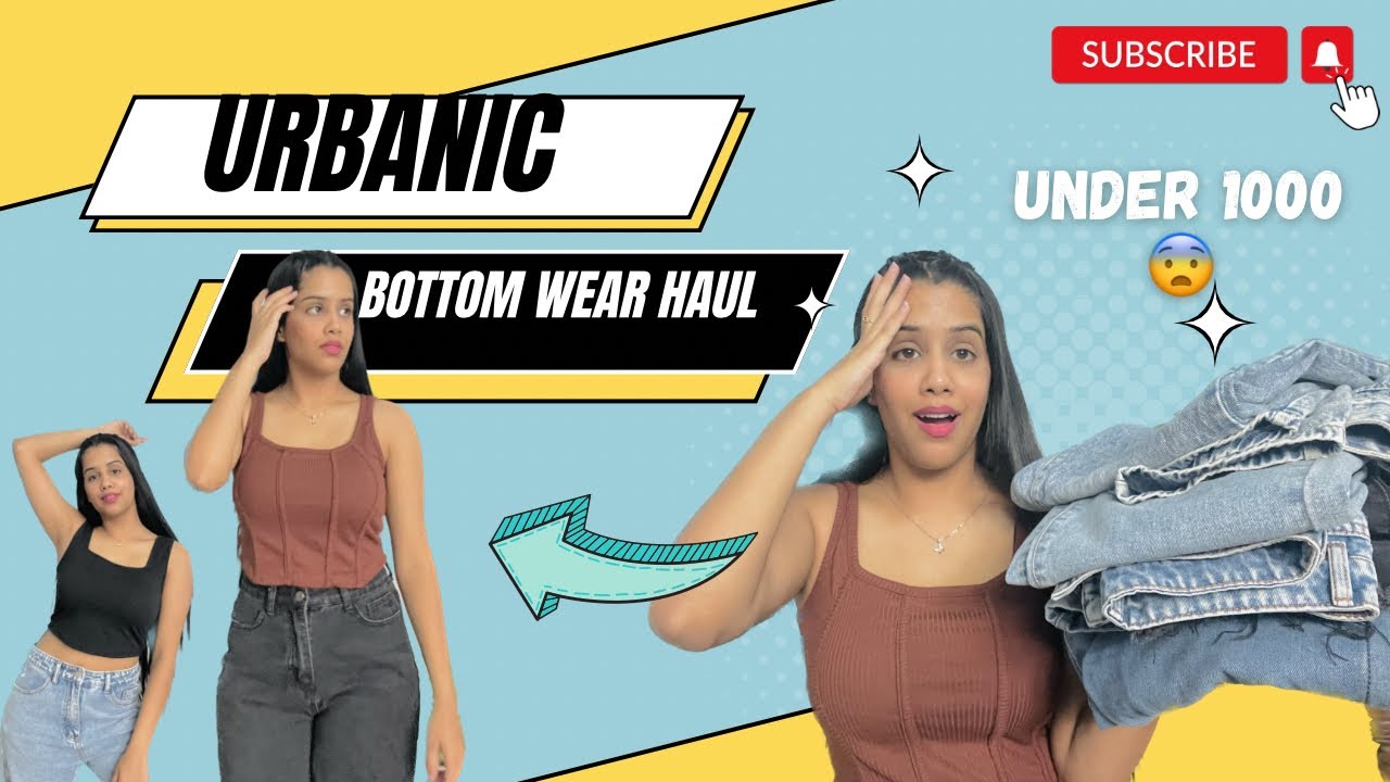 URBANIC Bottom wear haul | all under 1k & 500 💰 ♥️ - YouTube