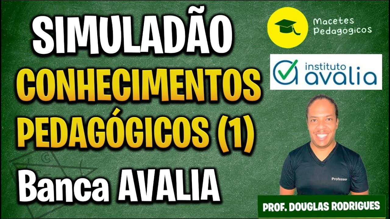 Simuladão Banca Instituto Avalia - Concurso Professor SEMED - Campo Grande/MS - Live 235 - YouTube