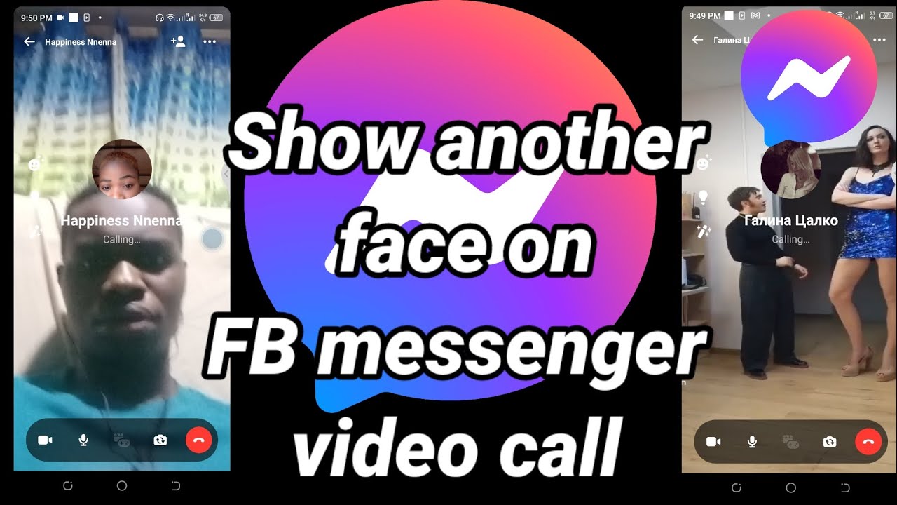 how to do fake video call on Facebook messenger android - YouTube