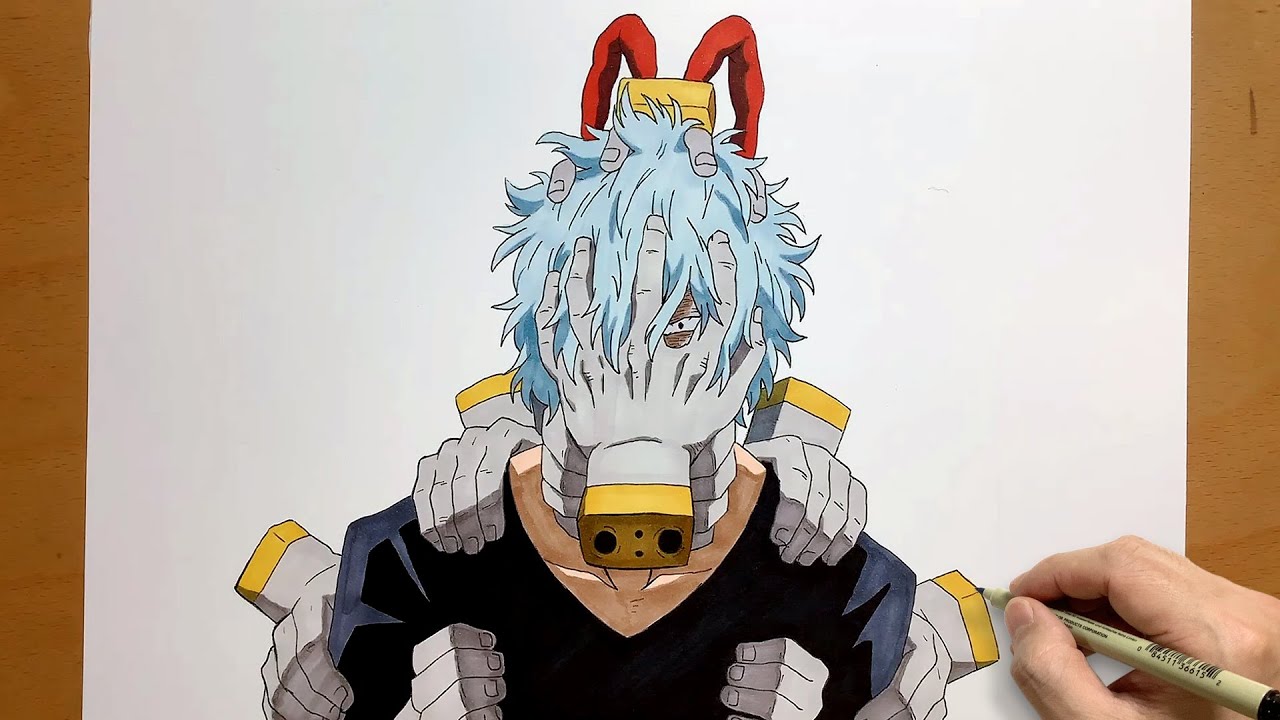 how to draw Tomura Shigaraki From My Hero Academia | My Hero Academia ...