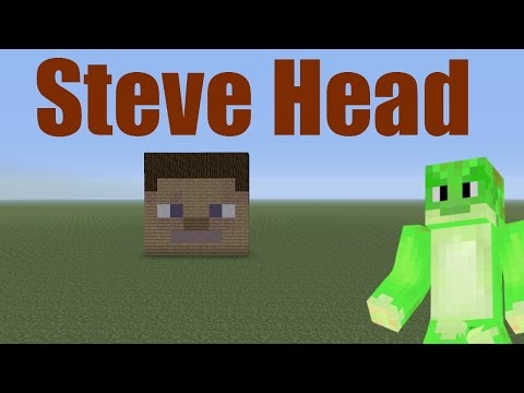 Minecraft Xbox/Ps Steve Head Pixel Art Tutorial