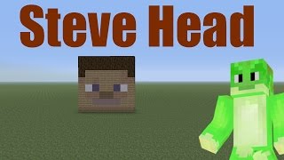 Steve Head Minecraft Pixel Art