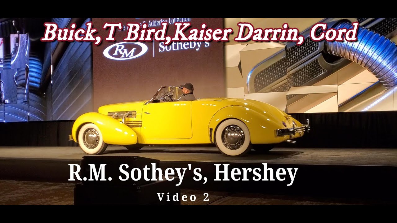 RM Sotheby's Buick,T Bird,Packard Caribbean,One Eighty Victoria by ...