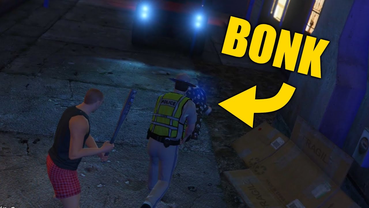 Police Cadet Gets A Head Bonk - YouTube