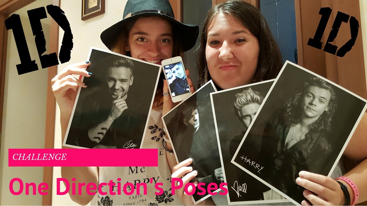 One Direction's Poses Challenge // Jess Pages - YouTube