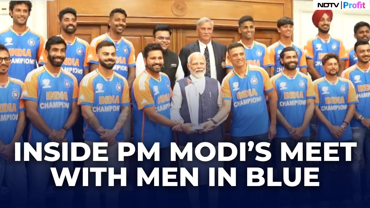 WATCH: PM Modi's Meet With Team India After T20 World Cup Win I Team ...