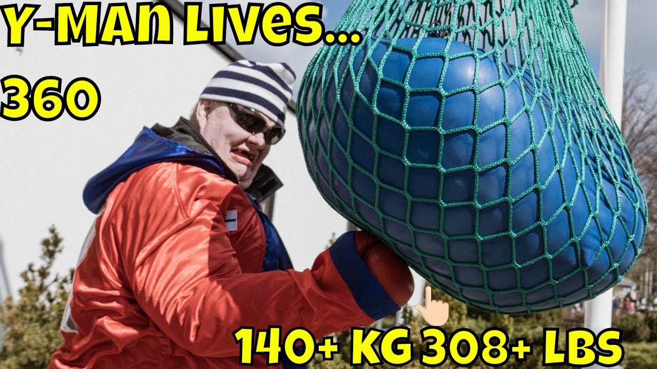 Boxing 360: Giant Water Balloon (140+ kg 308+ lbs) - YouTube