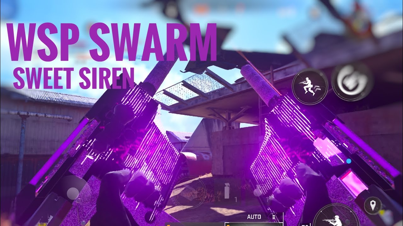 WSP SWARM Blueprint SWEET SIREN Gameplay & Gunsmith/Loadout (CALL OF DUTY WARZONE MOBILE) - YouTube