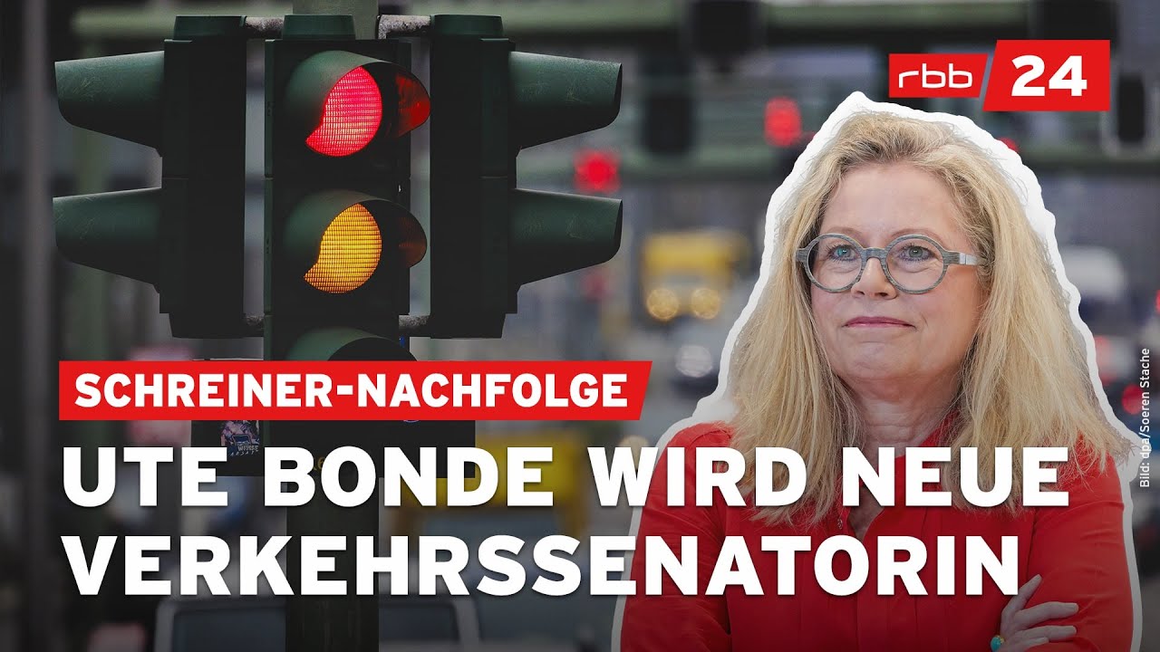 Berlins neue Verkehrssenatorin - Wer ist Ute Bonde? - YouTube