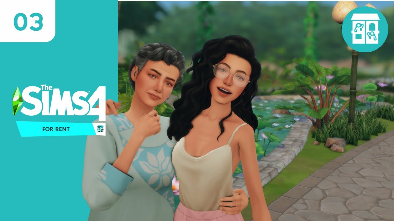 We got a koi fish pond?? | The Sims 4 For Rent: Episode 3 - YouTube