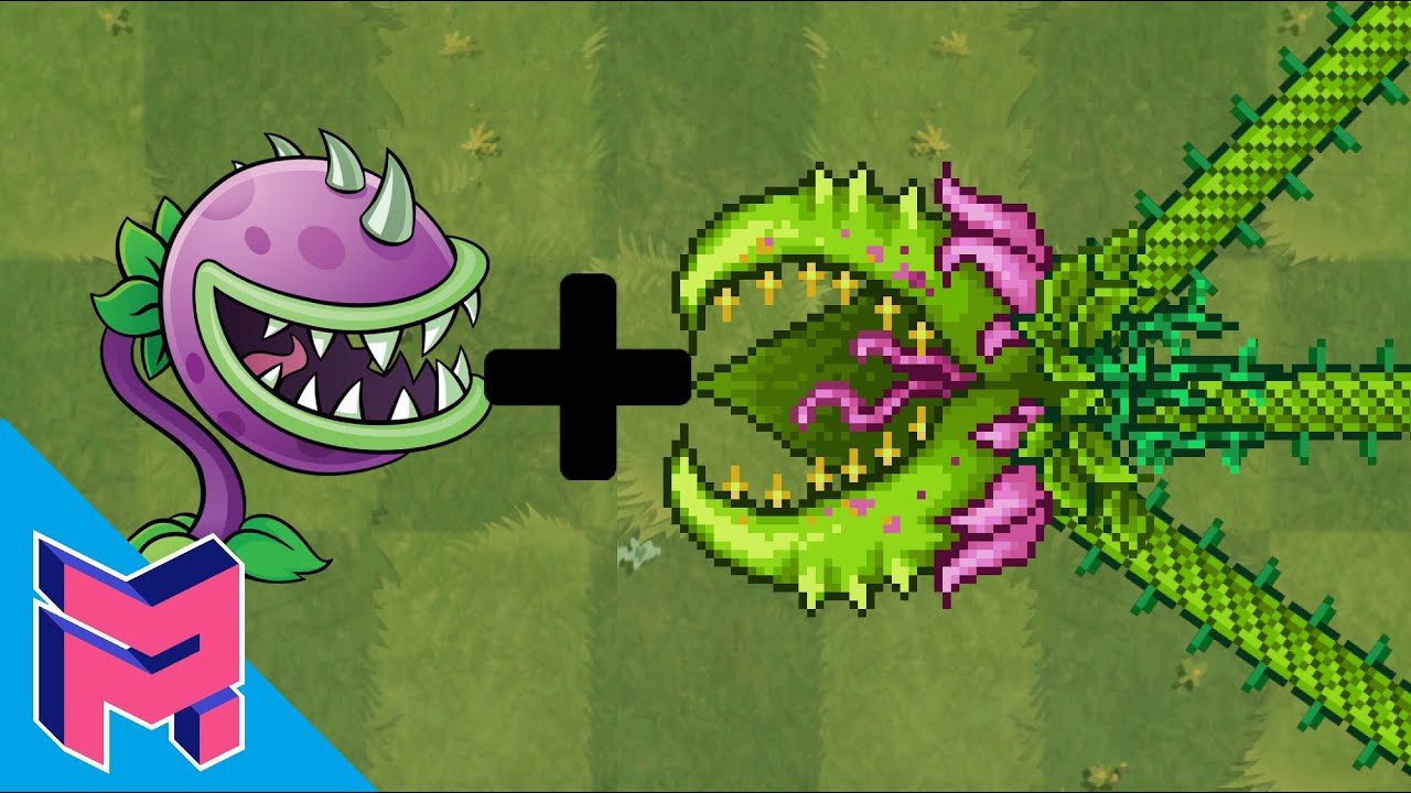 Plantera + Chomper - Plants vs Zombies Animation - YouTube