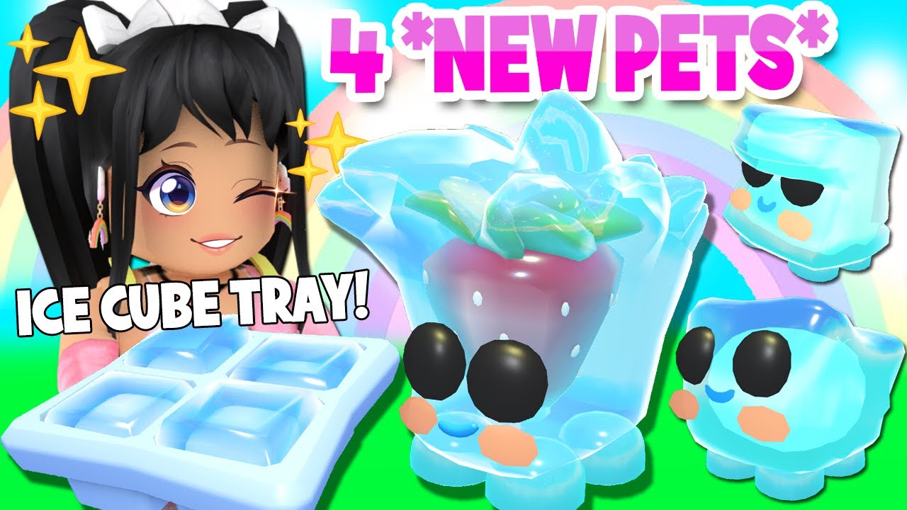 4 NEW PETS! ICE CUBES & TROLLS in Adopt Me! (roblox) - YouTube