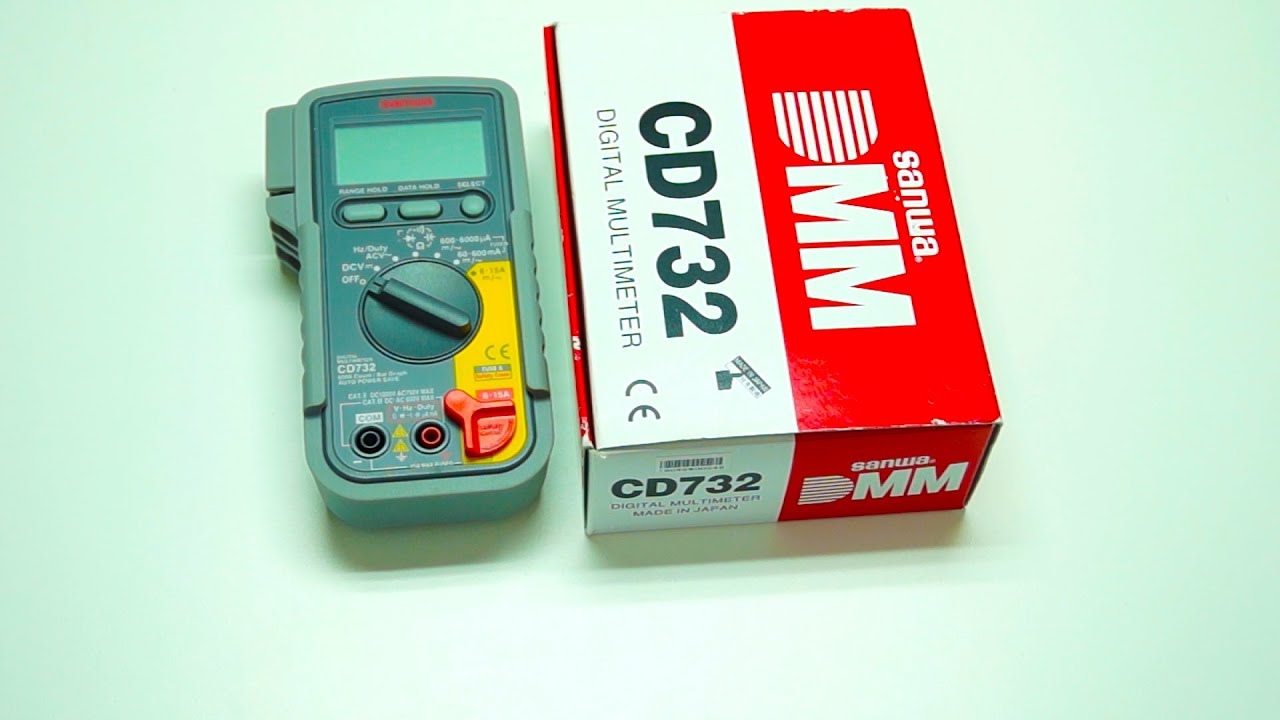 SANWA☆Japan- DIGITAL MULTI METERS CD732 MADE IN JAPAN - YouTube