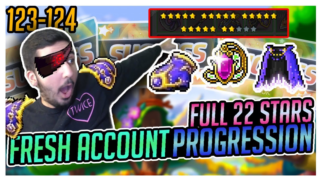 FINALLY FINISHING MY GEAR - Maplestory Fresh Account Progression - YouTube