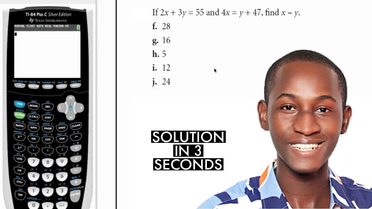 ACT MATH TEST PREP 2025 CALCULATOR HACK AND TIP 30 (Score 36 At Ease ...