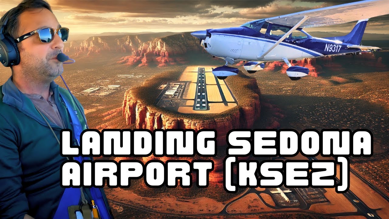 Landing in Cessna Skylane at Sedona Airport (KSEZ Arizona) - YouTube