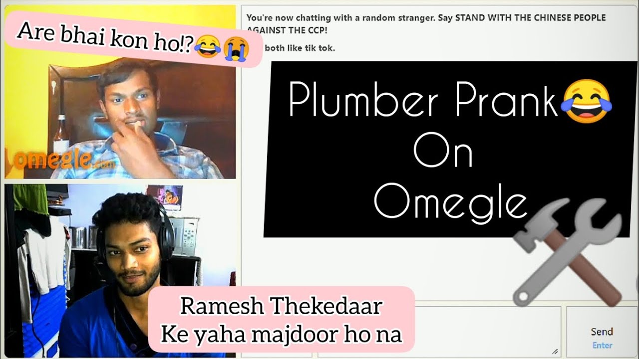 Plumber🛠 Prank On Omegle😂 | Very Funny | - YouTube