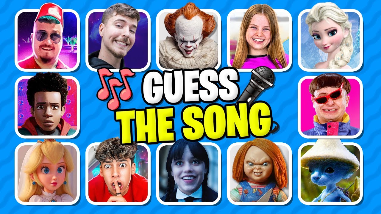 Guess The Meme & Youtuber By Song | Smurf Cat, Salish Matter, MrBeast ...
