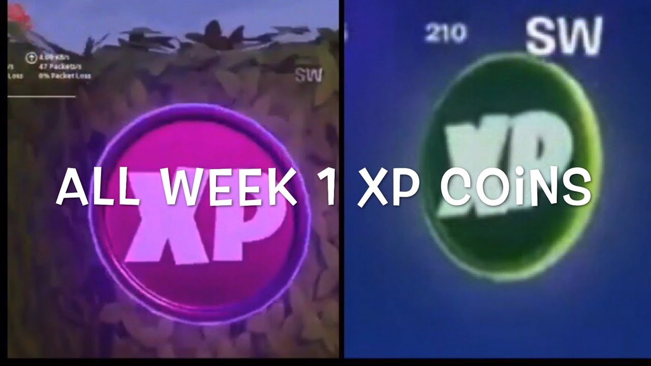 ALL FORTNITE WEEK 1 XP COIN LOCATIONS (Chapter 2 Season 3) - Fortnite ...