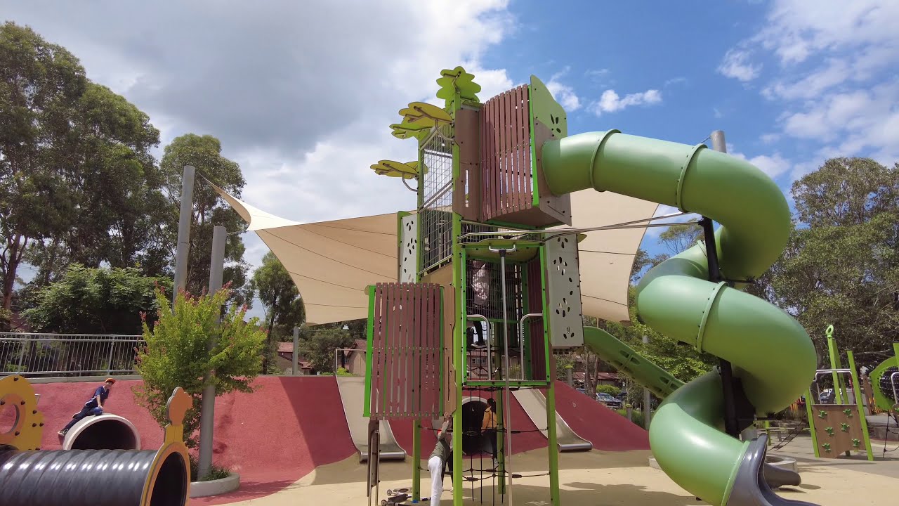 Ollie Webb Reserve – Livvi’s Place and Water Playground - YouTube