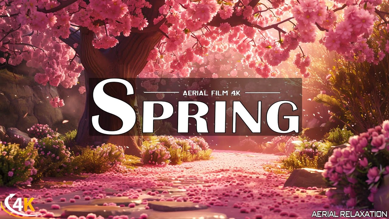 Enchanting Spring Forests with Beautiful Piano Music 🌷 4K Spring ...