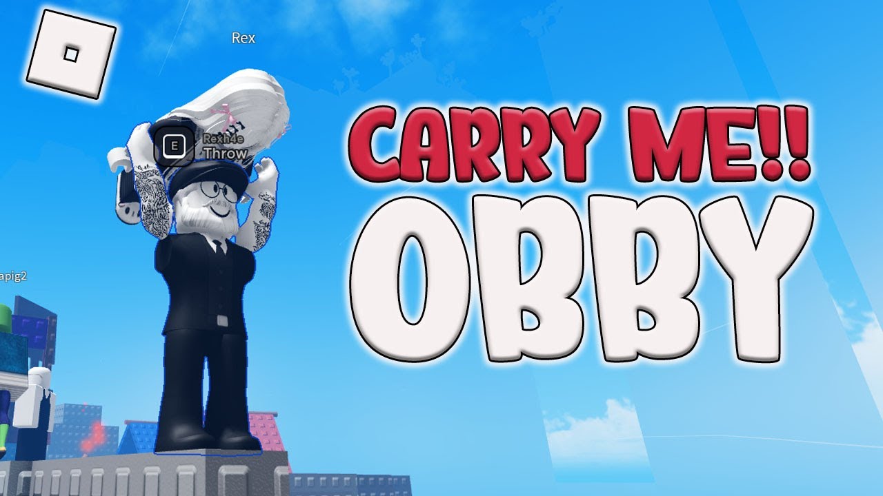 Como pasar CARRY ME! (2 PLAYER OBBY) Lanza a tu compa🤣y sube la cima ...