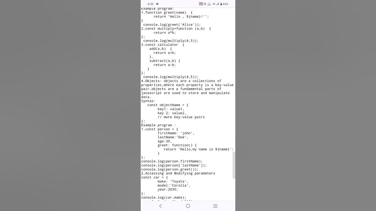 variables,arrays,functions, objects,loops in java script - YouTube