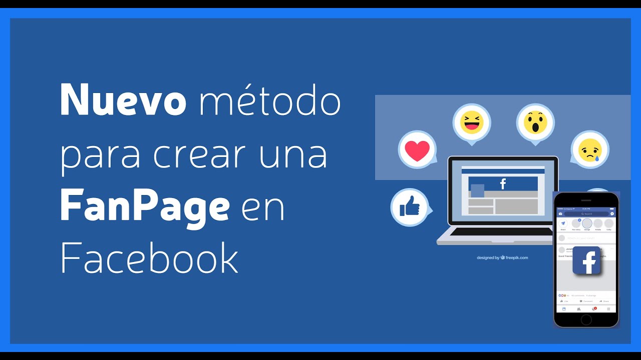 CÓMO CREAR UNA FANPAGE EN FACEBOOK 👌 DE FORMA CORRECTA 2021 - YouTube