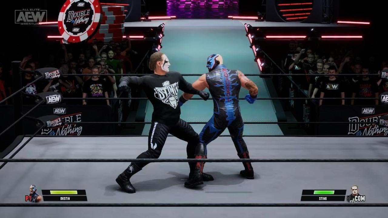AEW: Fight Forever Dustin Rhodes vs Sting Ladder Match - YouTube