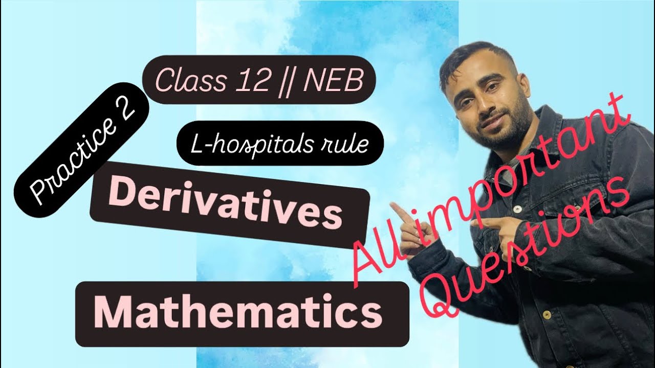 "Class 12 Derivatives & Applications | Important Questions & Solutions ...