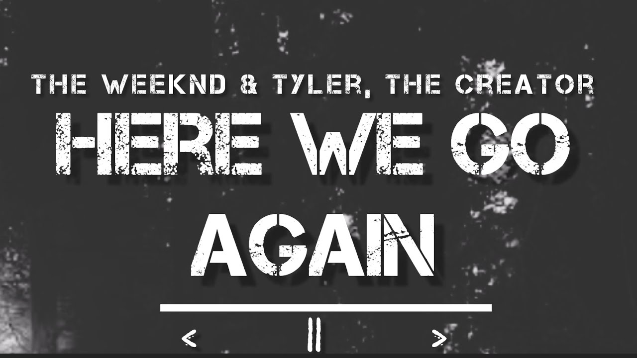 Here We Go Again - The Weeknd (Lyrics) ft Tyler, The Creator - YouTube