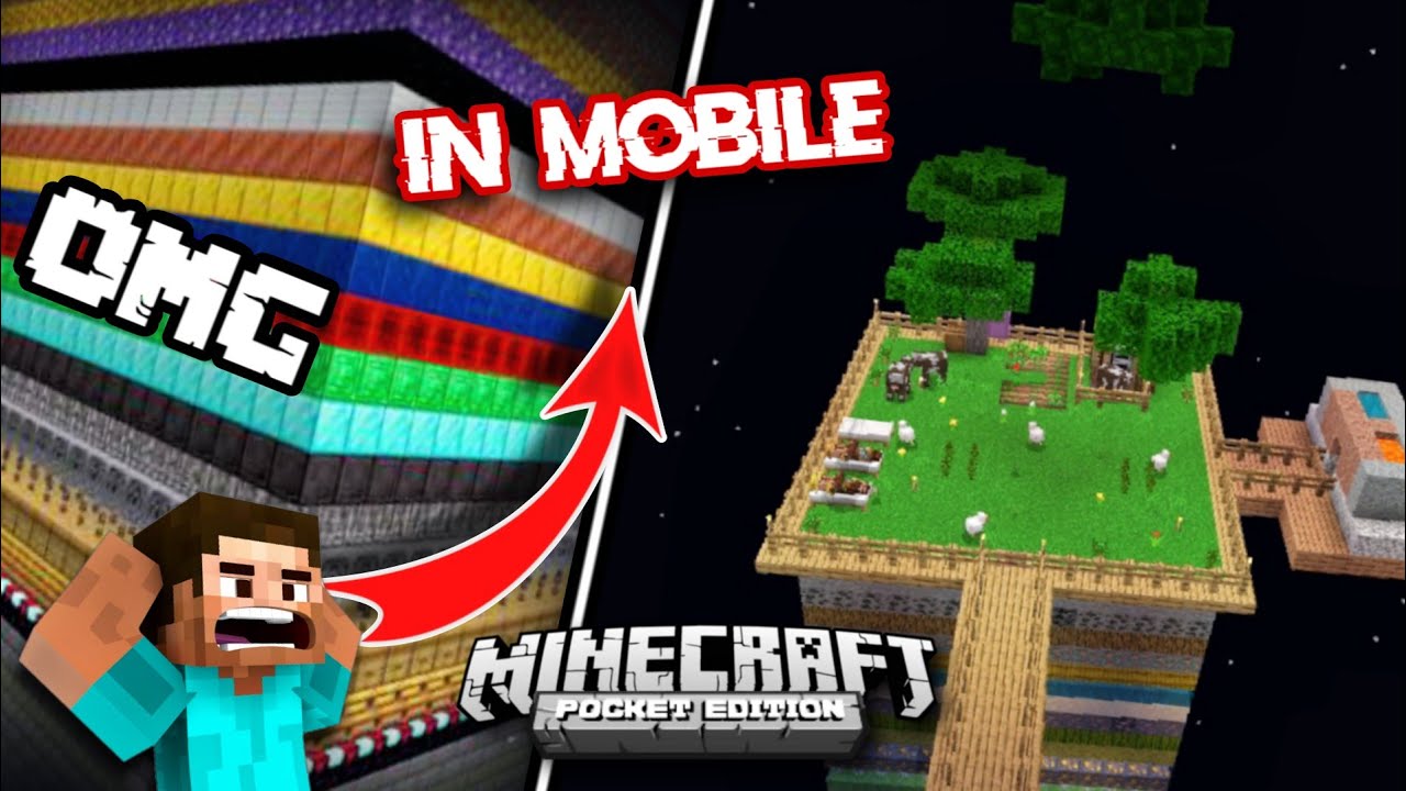 Minecraft One Chunk Mod in Mobile ( Poket Edition ) #02 - YouTube