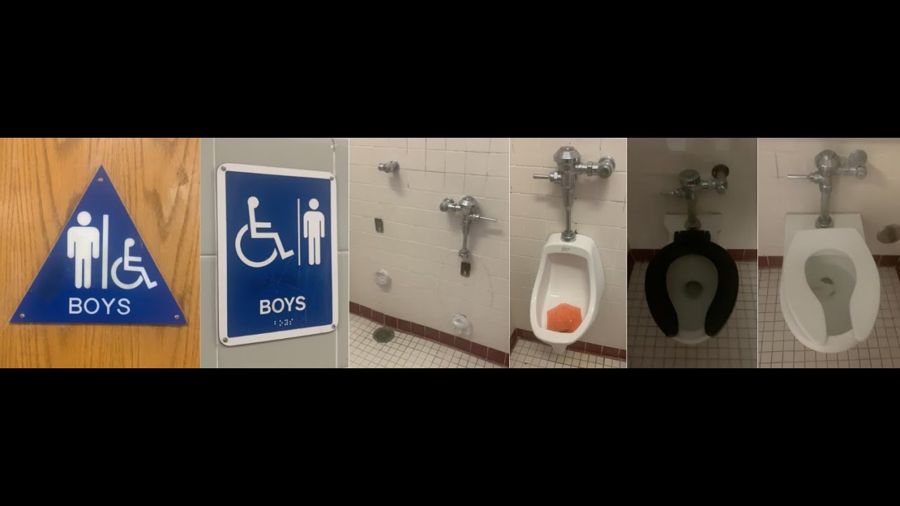 High School Music/Performing Arts Area Boy's Restroom Full Shoot - YouTube