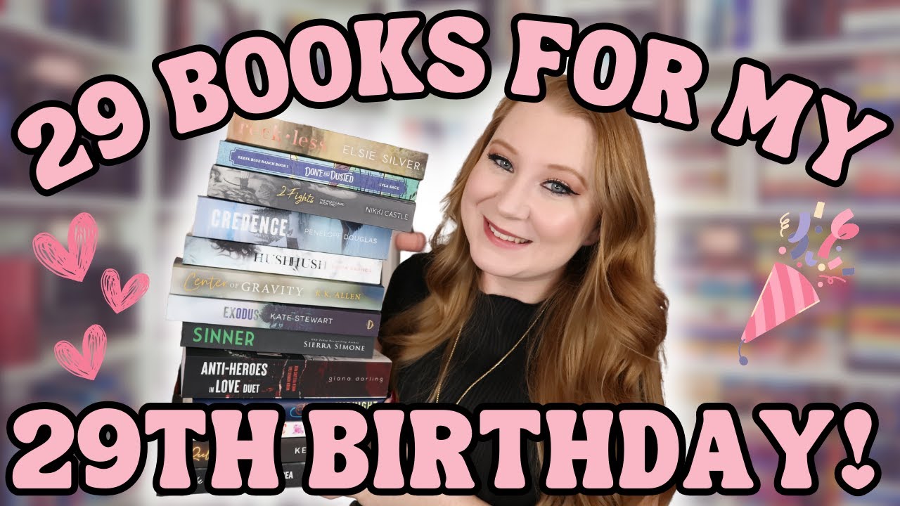 all time favorite books | 29 BOOKS FOR MY 29TH BIRTHDAY! - YouTube