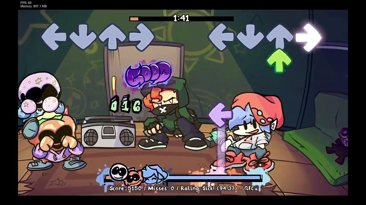 Friday night funkin' Soft mod V2||High spirits Gamplay|| 1 miss - YouTube