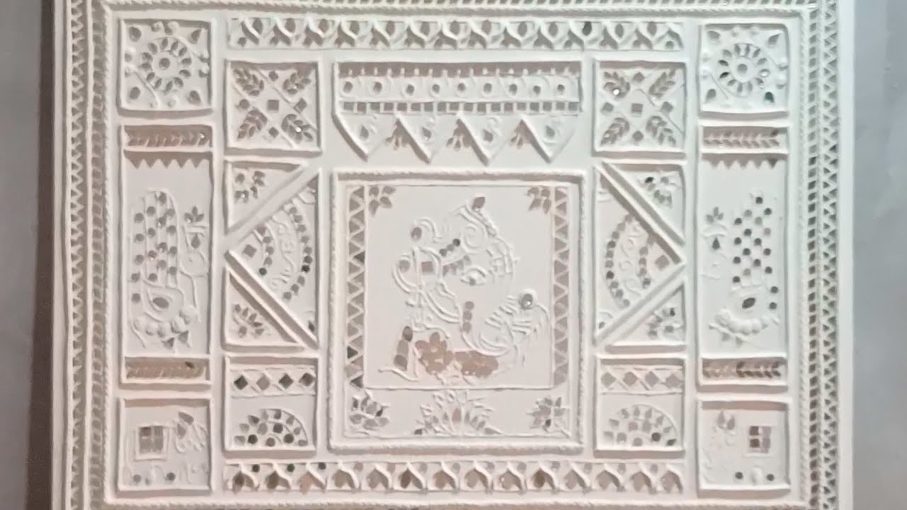 lippan Art #lippan full tutorial #easylippanart - YouTube