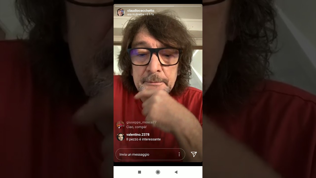 Seconda diretta con Claudio Cecchetto (Victor Quadrelli) - YouTube