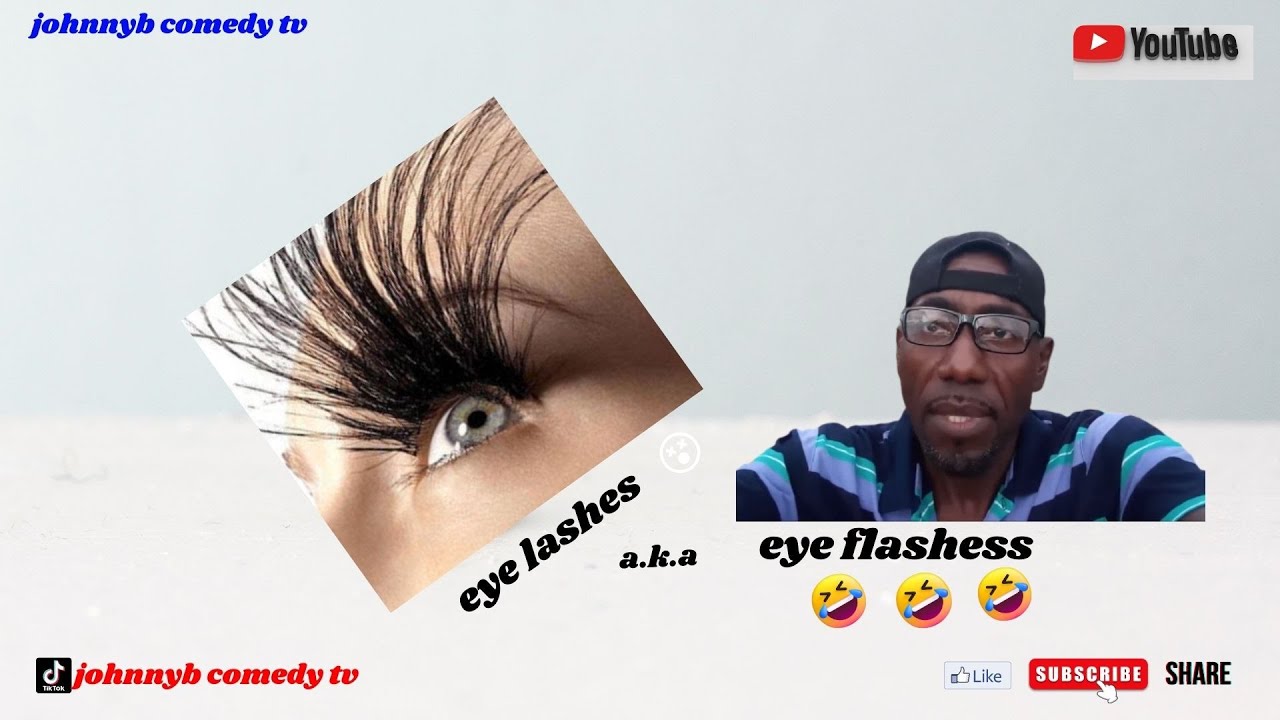 EXTRA LONG EYE LASHES 😱😂 - YouTube