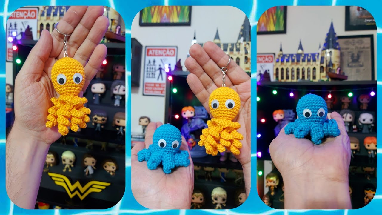 Mini Polvo Amigurumi Passo a Passo ( Aula Completa ) - YouTube