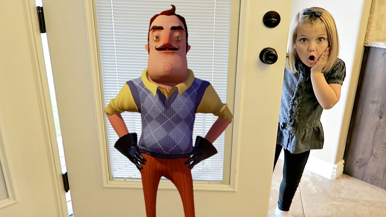 WHO BROKE IN?! | HELLO NEIGHBOR IN REAL LIFE! - YouTube