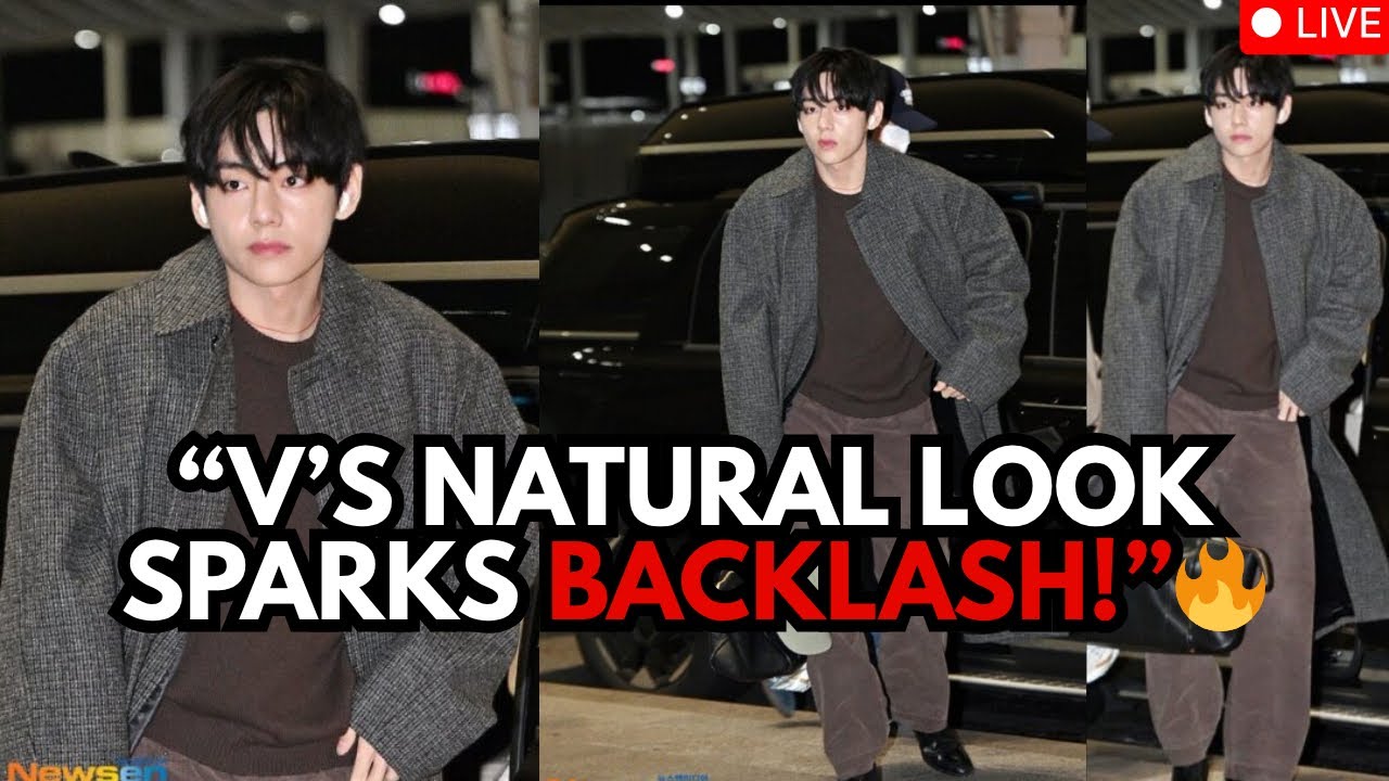 BTS V Faces Harsh Reactions for His Barefaced Look at Airport — Fans ...
