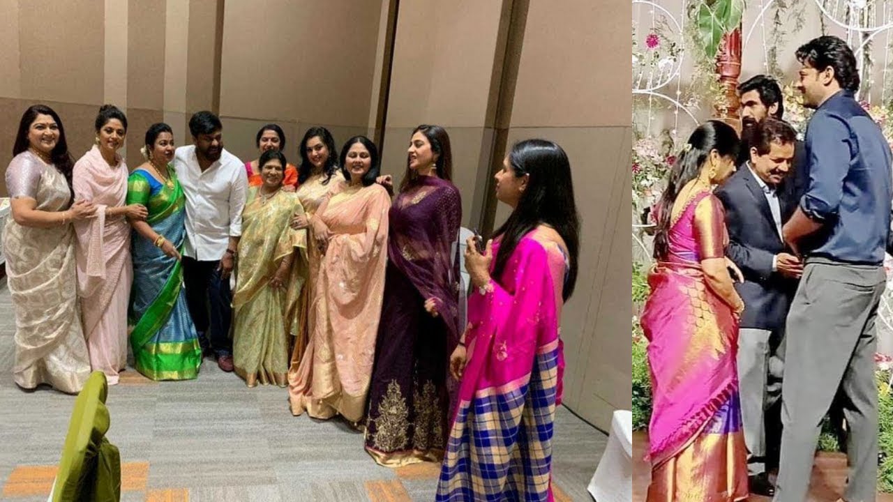 Celeb At Venkatesh Daughter Reception | Venkatesh's Daughter Ashritha ...