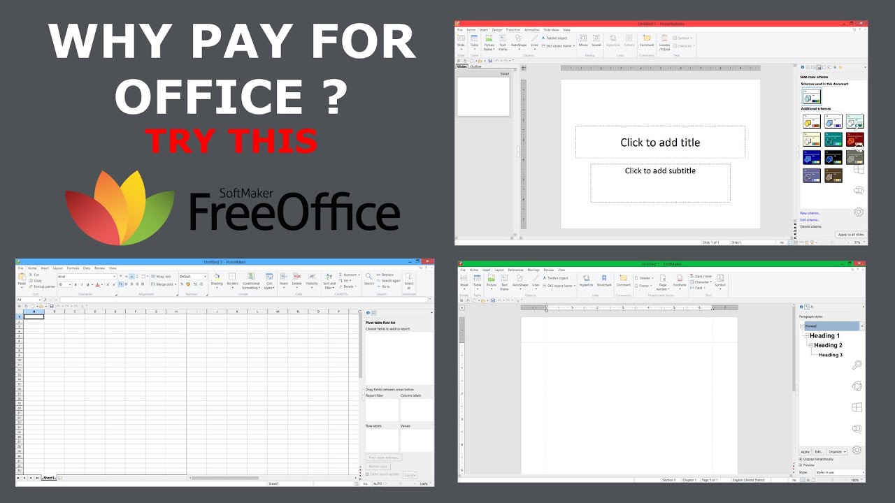 NO NEED TO PAY FOR MS -OFFICE . || BEST Microsoft Office ALTERNATIVE ...