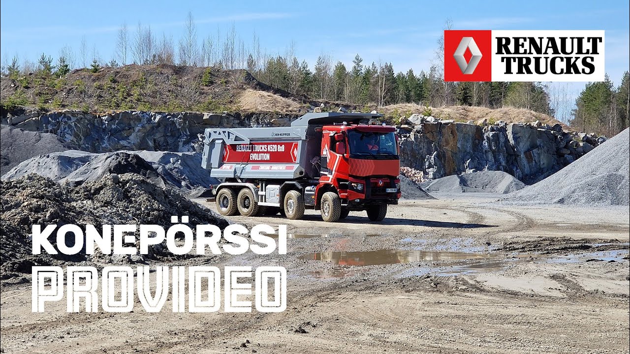Renault Trucks K 8x8 FIN 2022 - YouTube