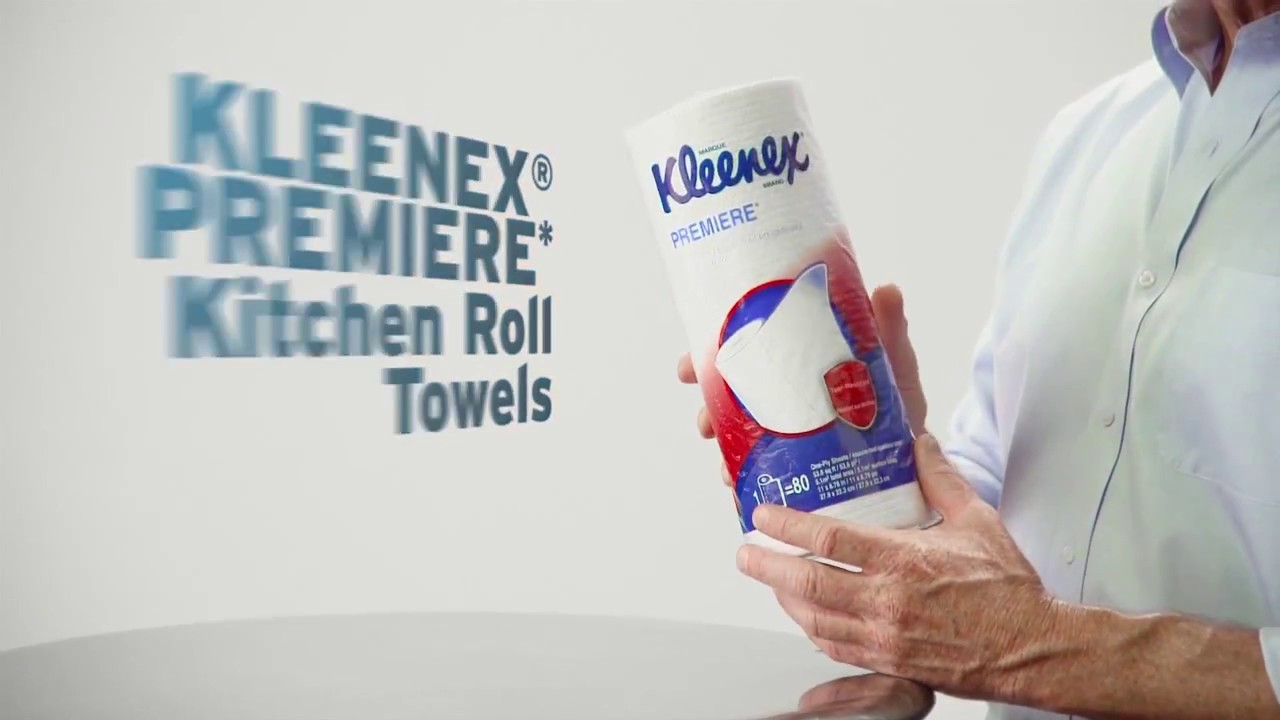 KLEENEX® Premiere Kitchen Roll Towel - YouTube