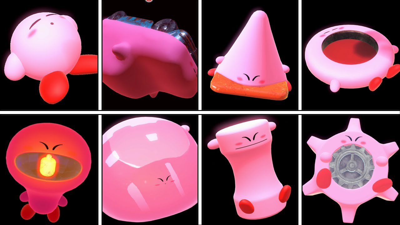 Kirby Star-Crossed World - All Kirby Death Animations - YouTube