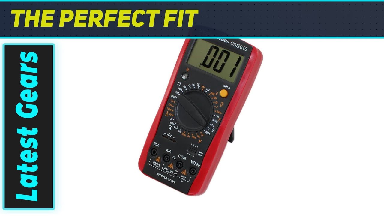 reviewBest Multi-Function Digital Multimeter for Field & Lab Use! - YouTube