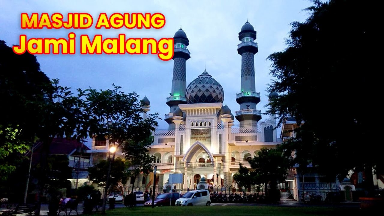 Adzan Maghrib Merdu di Masjid Agung Jami Malang, Bilal Ustad M Muhajir ...