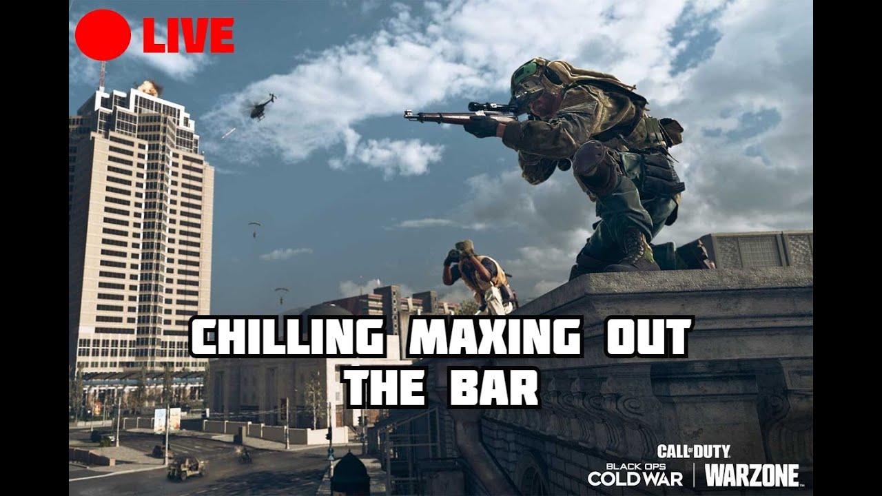 Chilling maxing out the bar [cod wz] - YouTube
